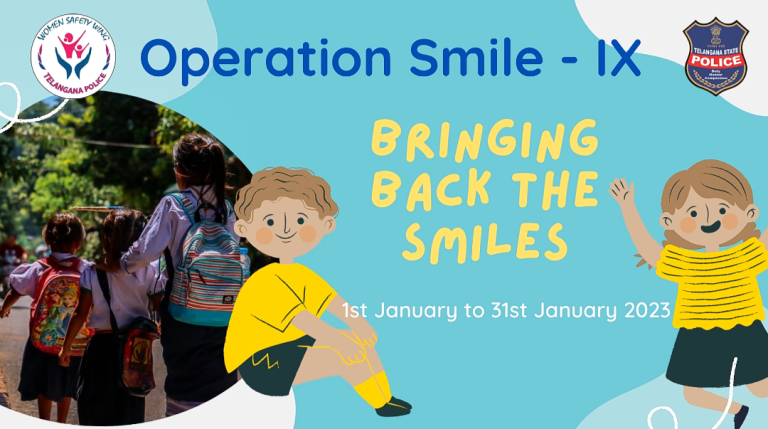 Operation Smile - IX - Telangana Police Women Safety Wing